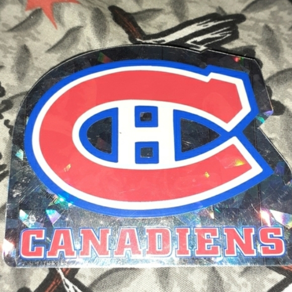 NHL | Other | 997 Montreal Canadiens Prism Sticker Logo | Poshmark